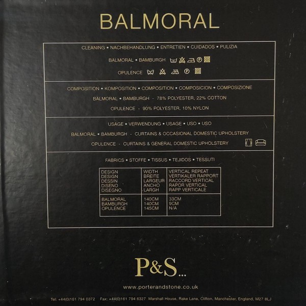 Balmoral Heather Tartan Plaid Upholstery Fabric | Beaumont Fabrics